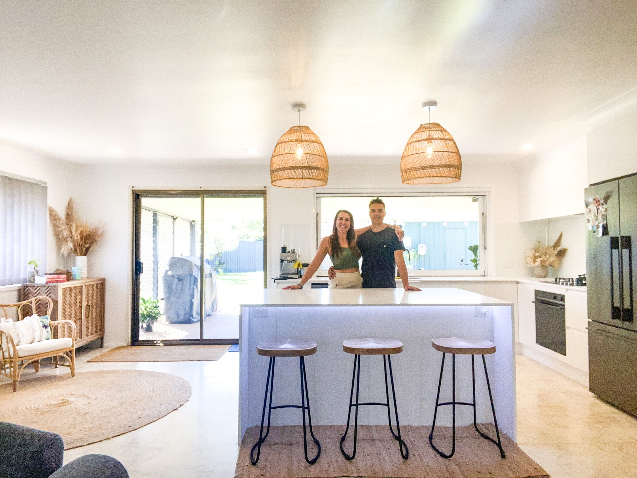 The Rattan Reno's New Kitchen - Wallspan